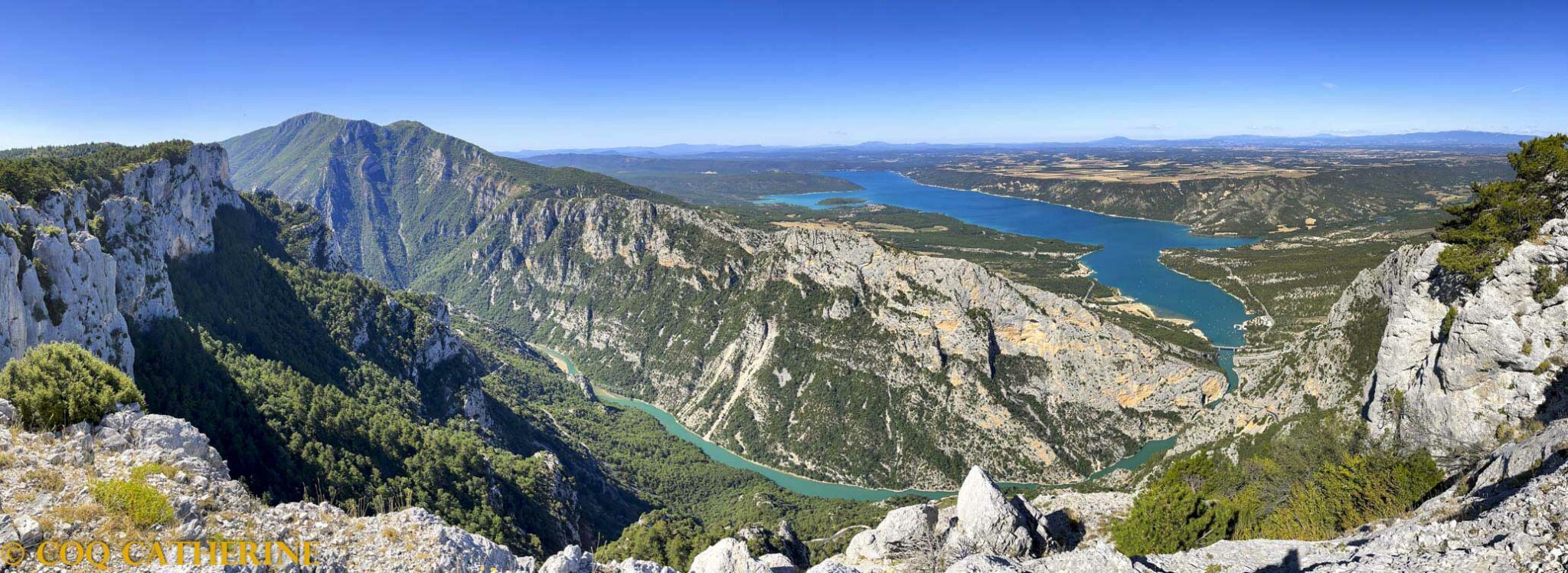 Randonnée belvédère sur le Verdon et lac de Sainte-Croix