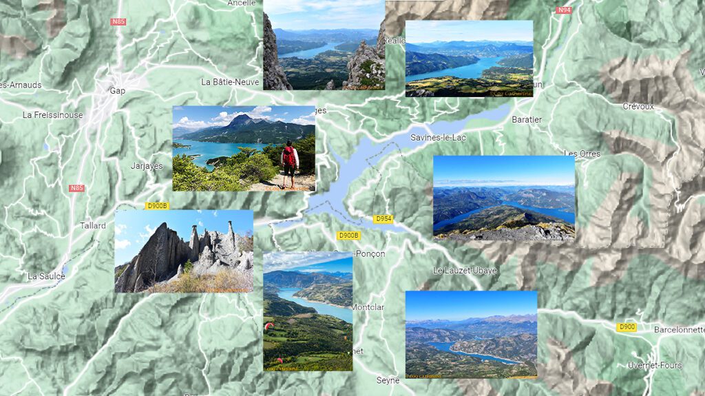 TOP 7 des plus belles randos en belvédère sur le lac de Serre-Ponçon ...